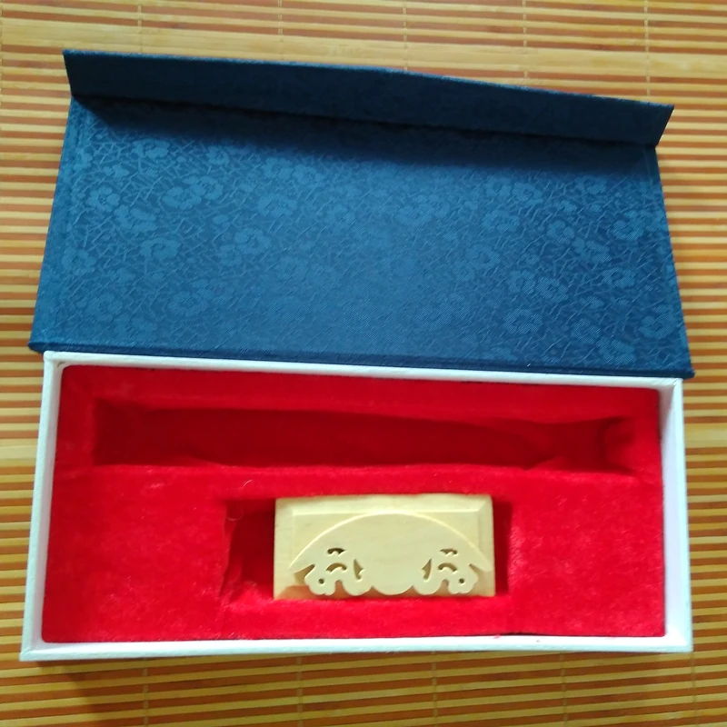 Vintage Chinese folding silk hand fan gift set packaging gift box ...