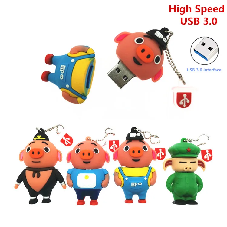 High-Speed-USB-3-0-Cute-pig-usb-flash-drive-8gb-pen-drive-64gb-32gb ...
