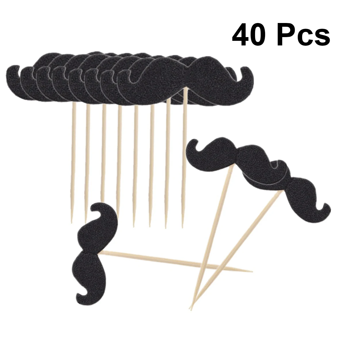 40pcs-Fake-Mustache-Cakes-Funny-Baking-Fake-Mustache-Fake-Mustache ...