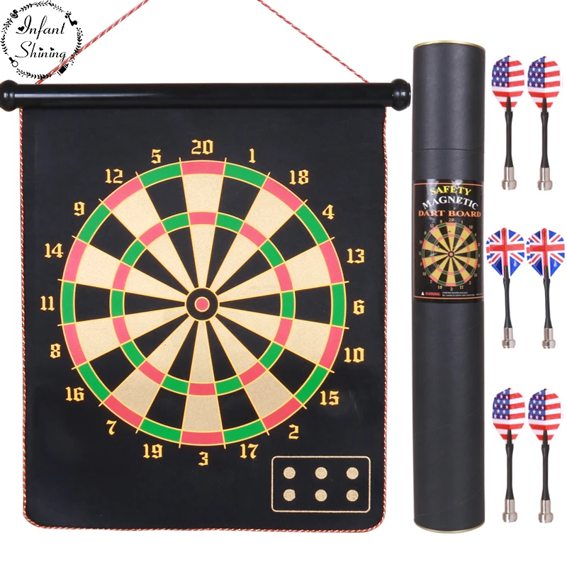 17 inch Double Magnetic Dartboard Child Safety Standard Adult ...