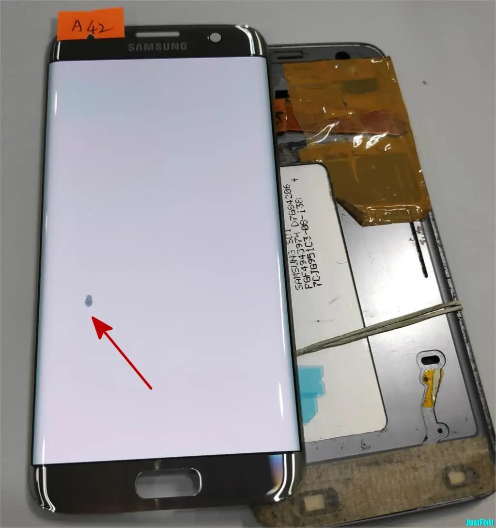 Super AMOLED серебристый для samsung Galaxy S7 edge G935F G935A G935FD ...