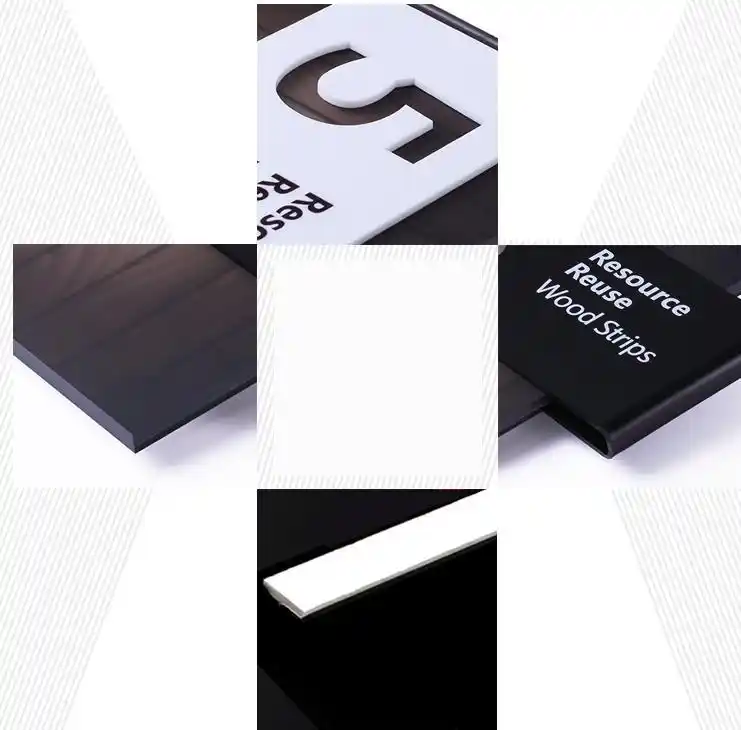 Acrylic Wall Mounted Sign Numbers Plate Office Room Door Sign Number ...
