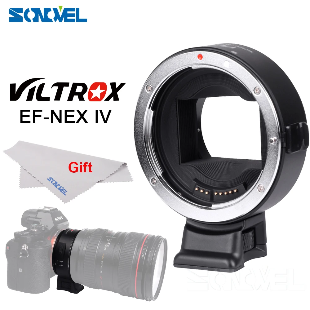 Viltrox Ef Nex Iv Auto Focus Lens Adapter For Canon Eos Ef Ef S Lens To