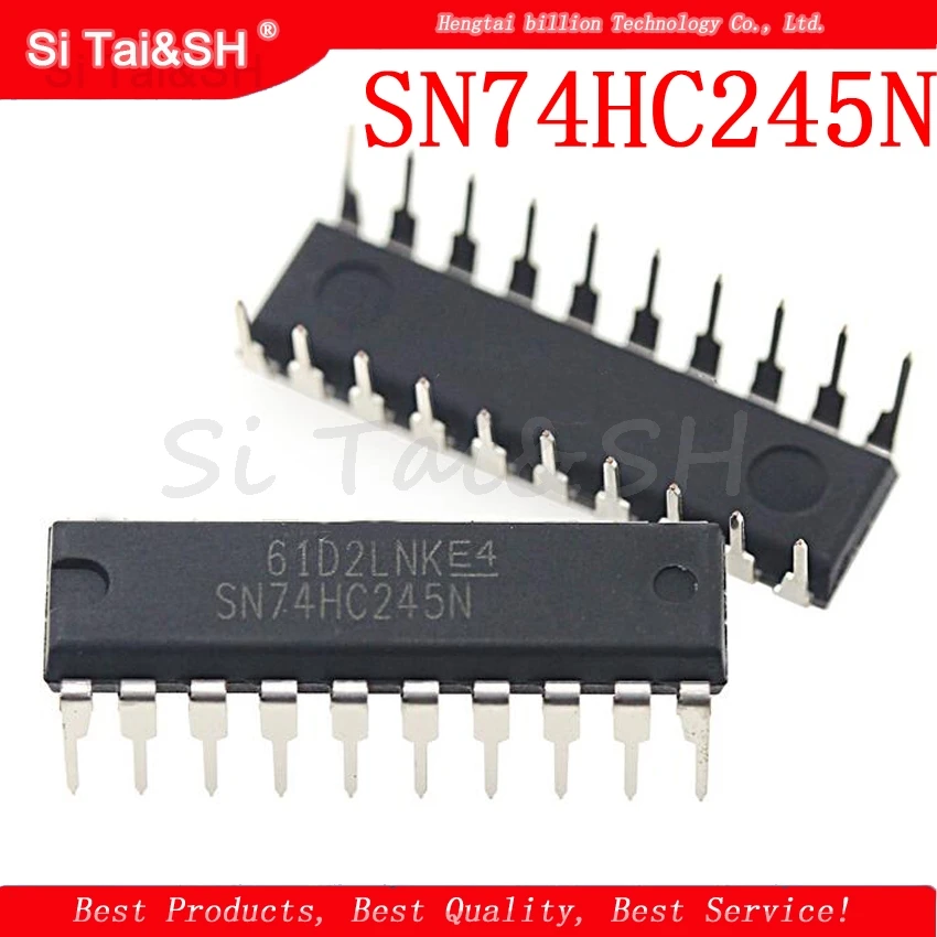 10PCS SN74HC245N DIP20 SN74HC245 DIP 74HC245N DIP 20 74HC245 new and ...