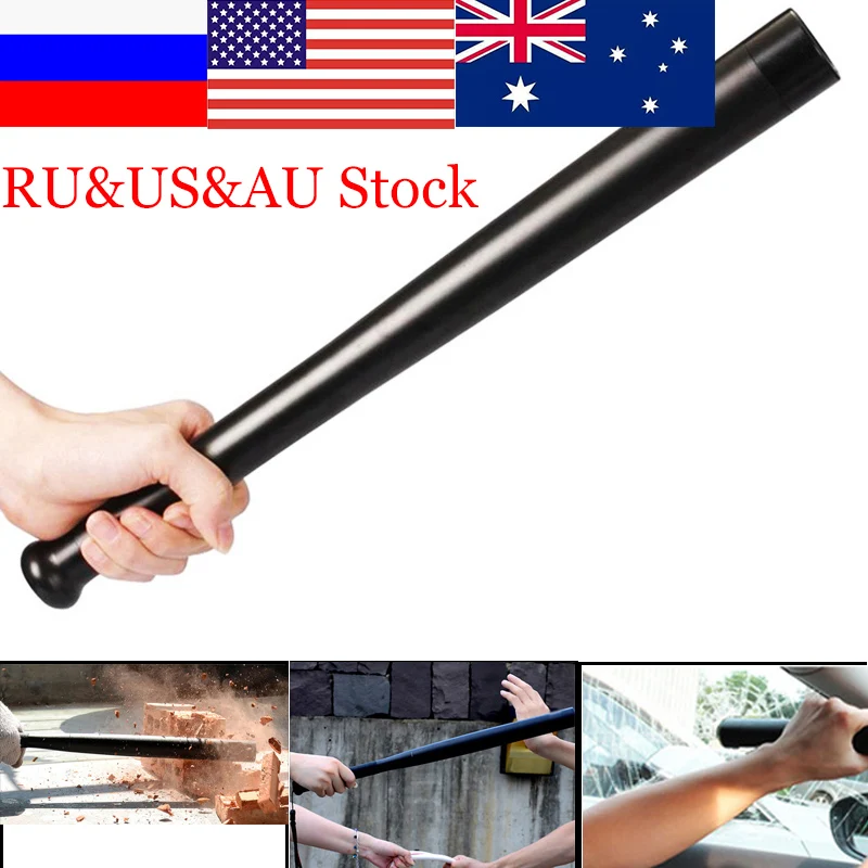8000LM LED Spiked Mace Baseball Bat LED Flashlight Security Bat Self ...