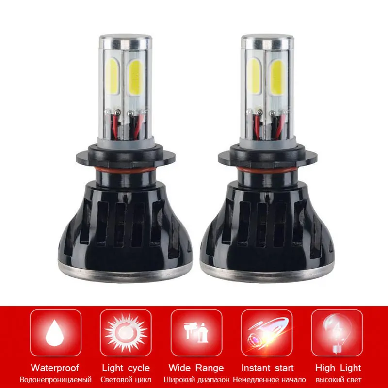 Lampada Led H4 H7 H11/H8/H9 H13 H15 Car Led Headlights Hi/lo Beam 9005 ...