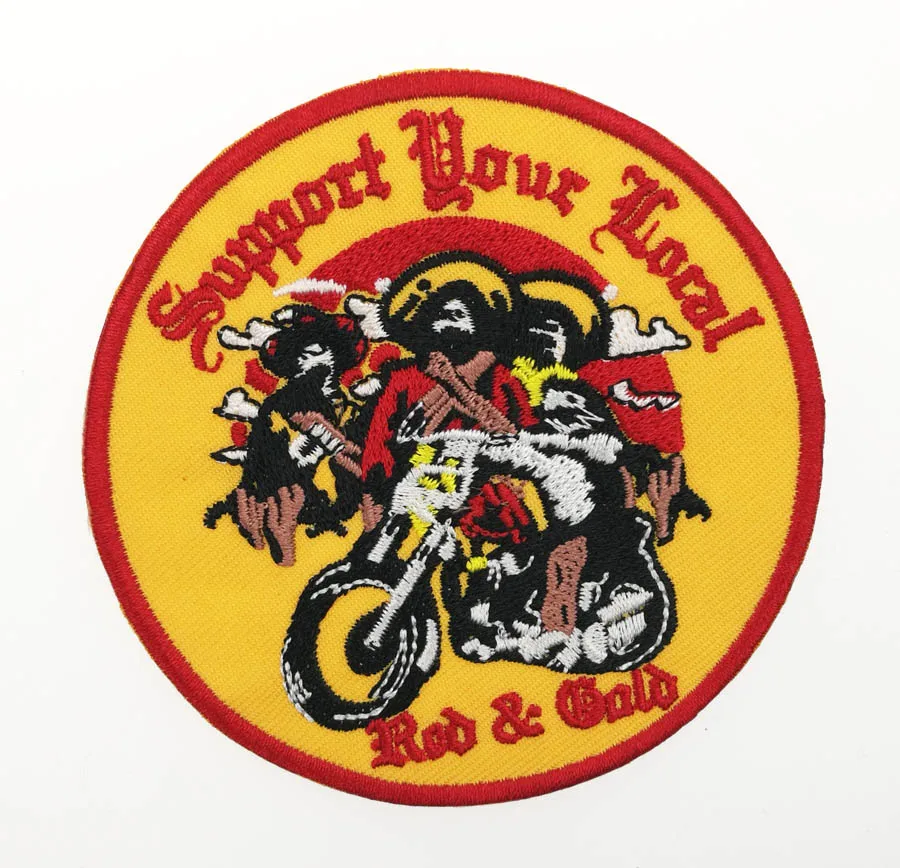 2020 Top Quality Bandidos Support Your Local Embroidery Patch Detailed ...