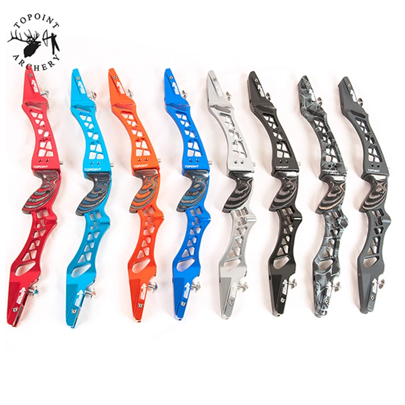 6Color Recurve Bow Riser for R/L Hand 25 Inches Aluminum alloy 6061 T6 ...