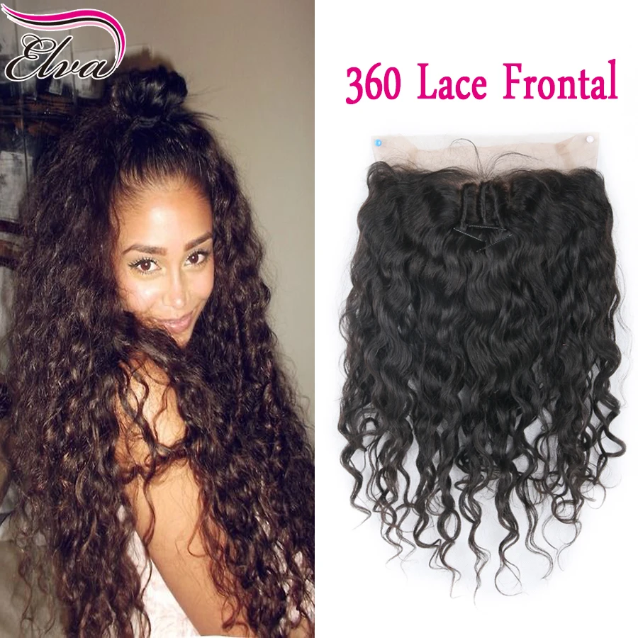 Pre Plucked 360 Lace Frontal Closure 8A Lace Frontals With Baby Hair ...