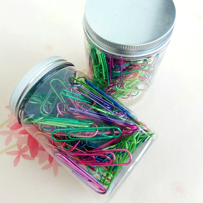 Colour Wrapped Large Size Paper Clip Gold 100mm 78mm Rose Gold Silver ...