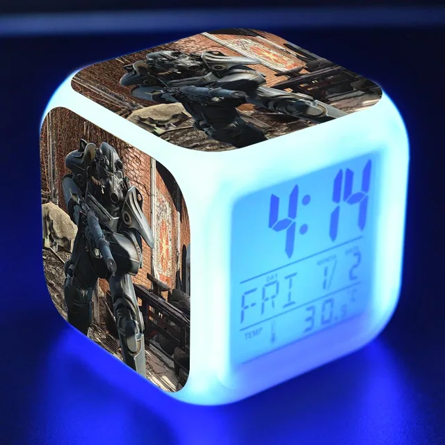 Move Game Fallout 4 Character LED Digital Alarm Clock reloj despertador ...