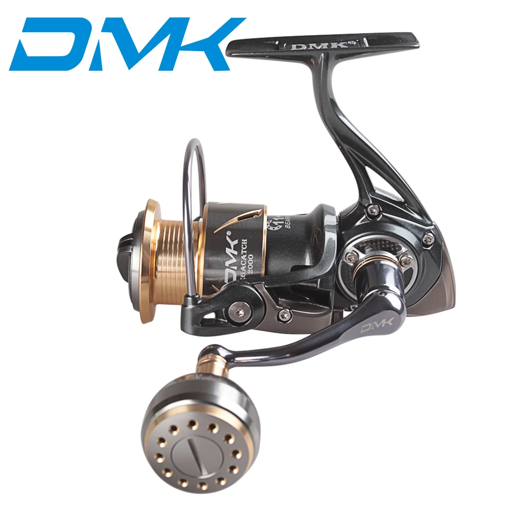 DMK Spinning Angeln Reel Salzwasser 800 5000 9 + 1BB 5.2:1 Spinnrad ...