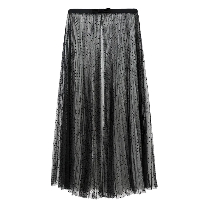 Brand 2018 Casual New Fashion Spring Summer High Waist Skirt Lace