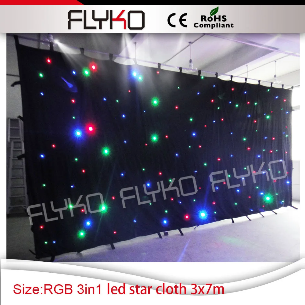 Free Shipping LED starcloth backdrops star curtain|led starcloth|led ...