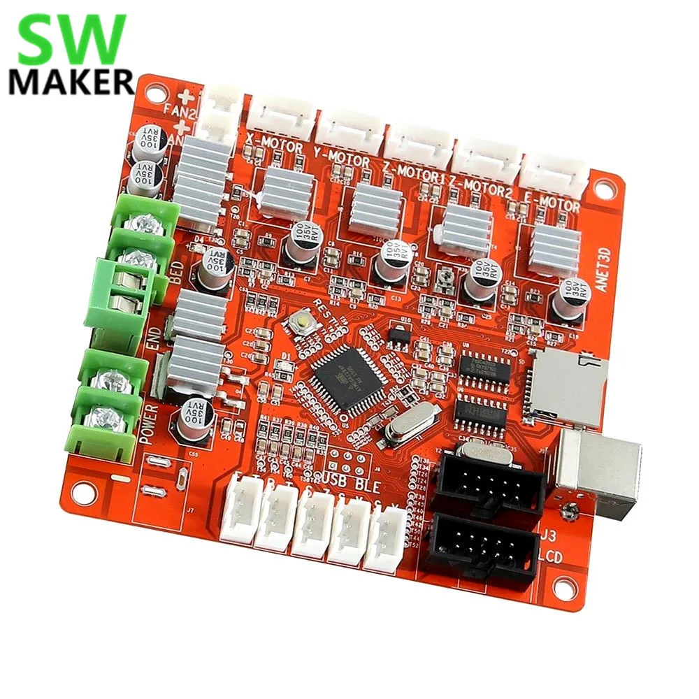 SWMAKER Anet A8 3D Printer Mainboard Anet V1.0 For Reprap Mendel Prusa ...