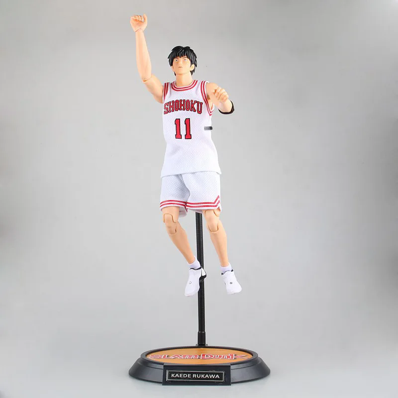 34cm Japanese Classic Anime Figure Slam Dunk Rukawa Kaede No.11 Action ...