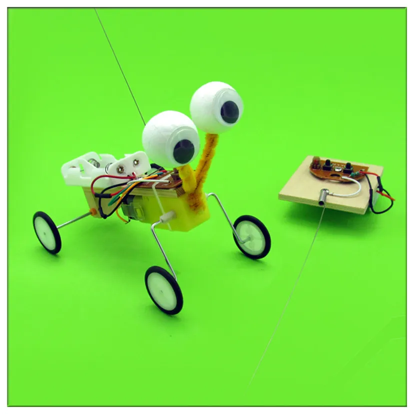 Happyxuan DIY Children Science Experiment Toy Remote Control Robot ...