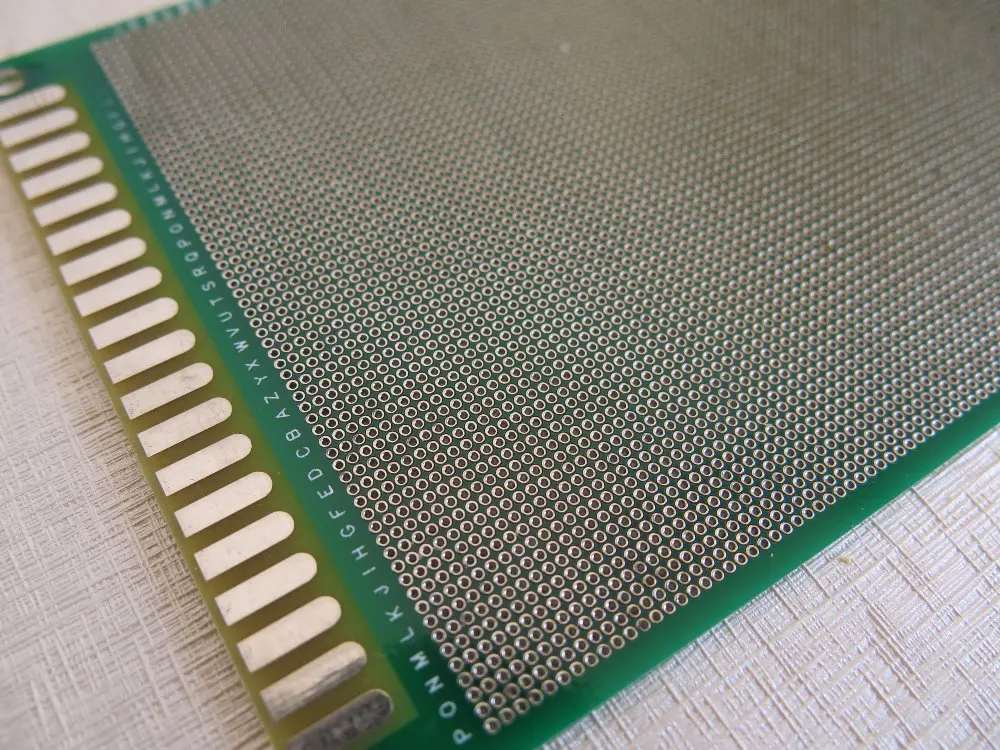 9x15cm Pitch 1.27mm Double Side Prototype FR4 Fibreglass PCB Printed ...