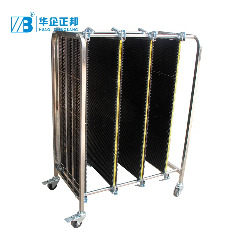 High Quality Antistatic PCB Turnover Cart ESD plates adjustable rack ...