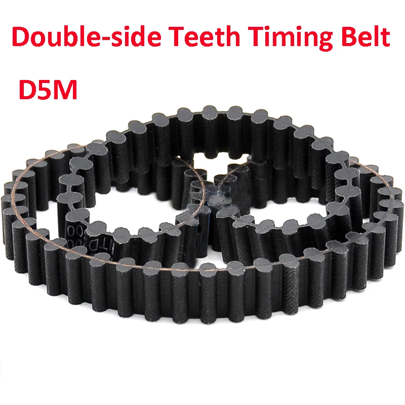 D5M Rubber Double sided Tooth Timing Belt Length 580 600 610 615 625 ...