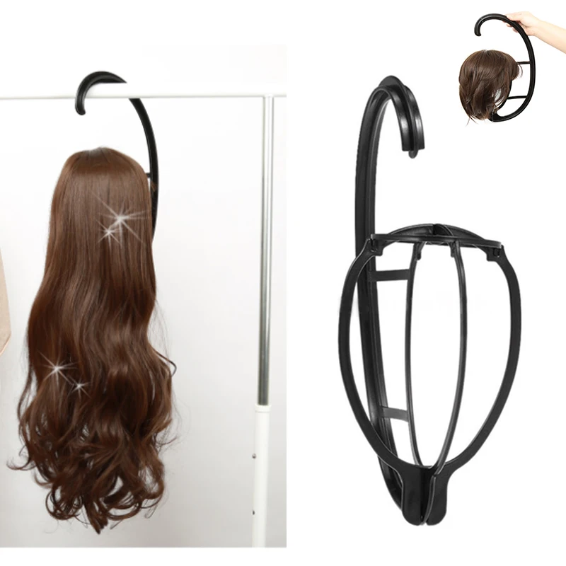 Portable Hanging Wig Stand Wig Hanger DIY Hat Stand Holder Hanging ...