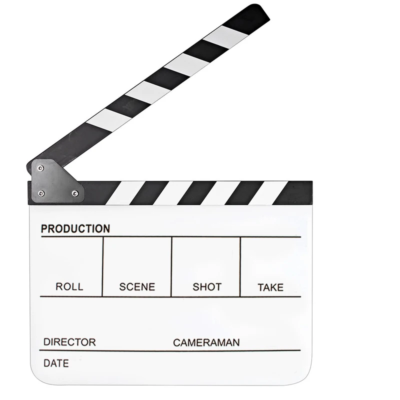 Gosear 11.7 x 9.8 inch Acrylic Director Film Filming Movie Cut ...