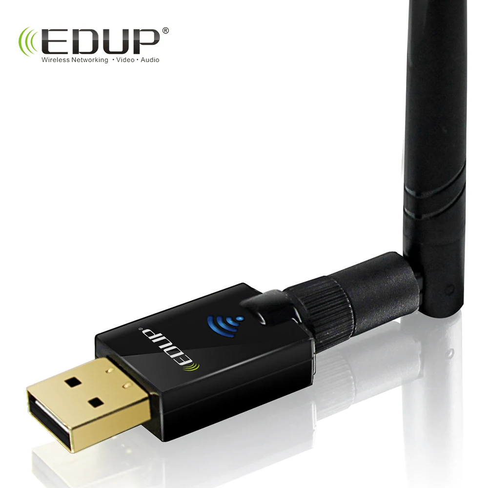 EDUP 600Mbps Wireless USB WiFi Adapter 5Ghz 6dBi Antenna USB Network ...