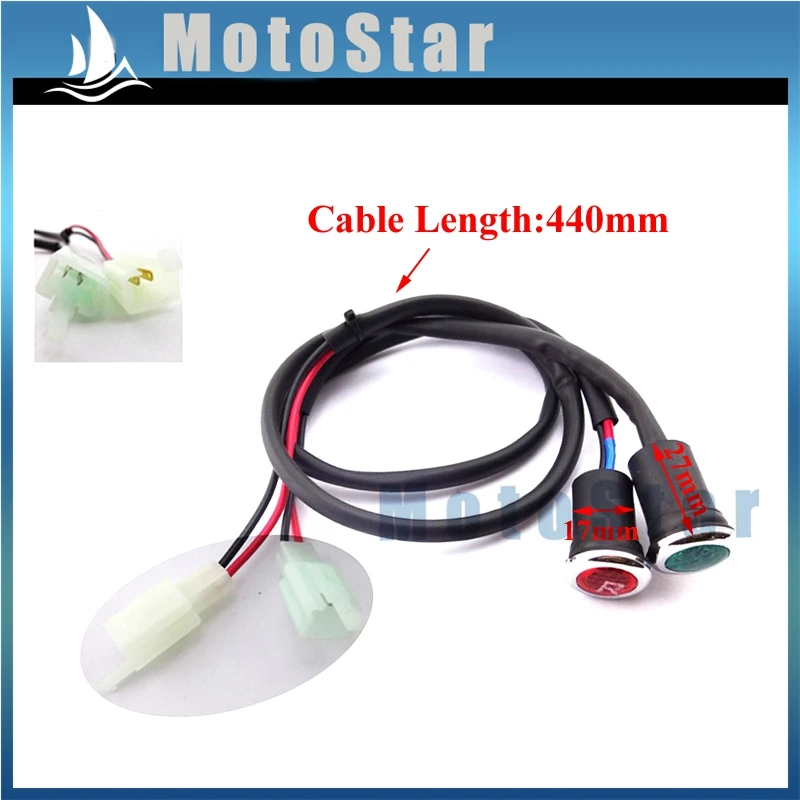 Neutral Reverse Gear Light Indicator For Chinese Quad Atv 50cc 70 90 ...