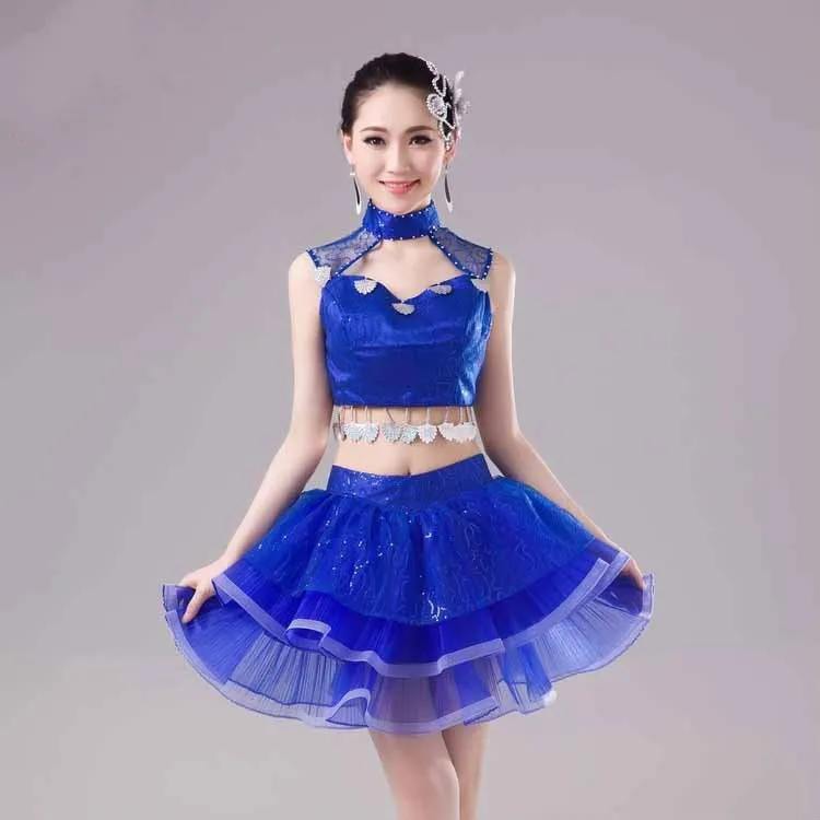 Modern Dance Costumes Square Dance Costume Competition Summer Rowing ...