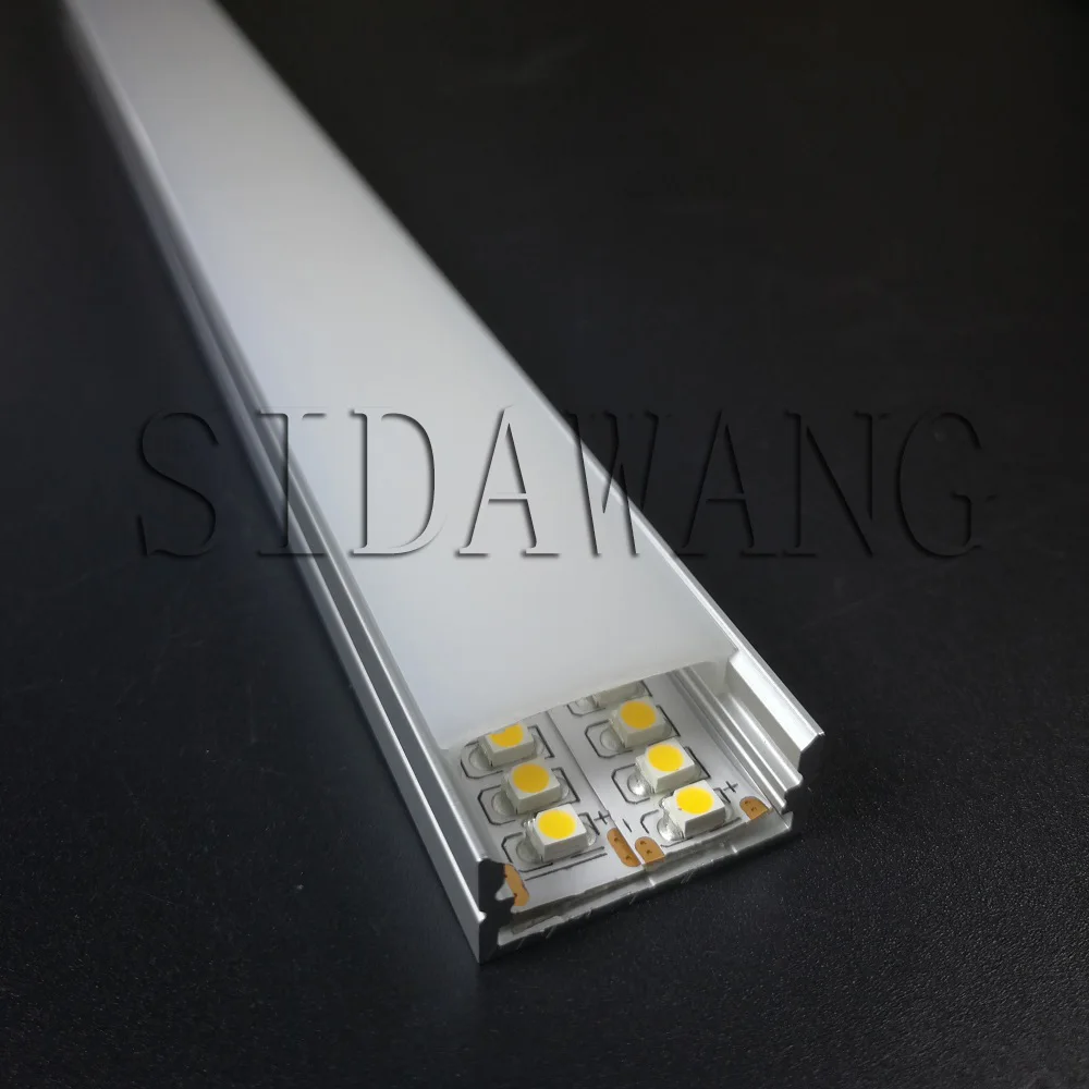 10 x 2m Surfaced mounted Recessed Kitchen Led aluminum profile channel ...