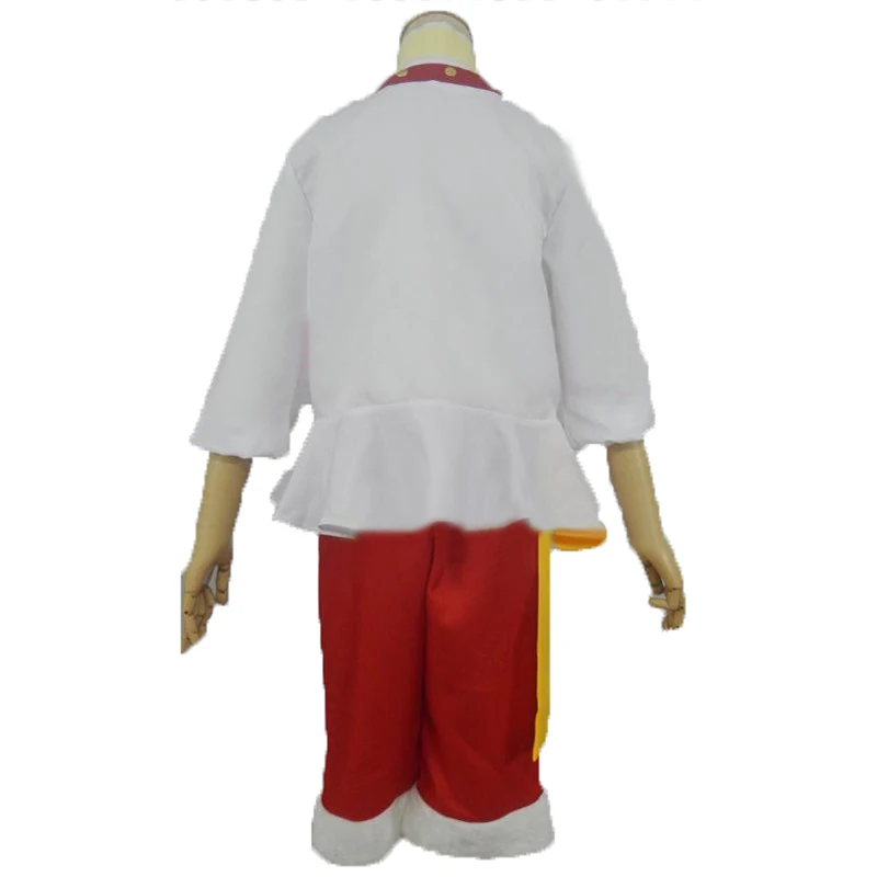 Anime One Piece Monkey D Luffy Cosplay Costume With Hat - AllCosplay.com