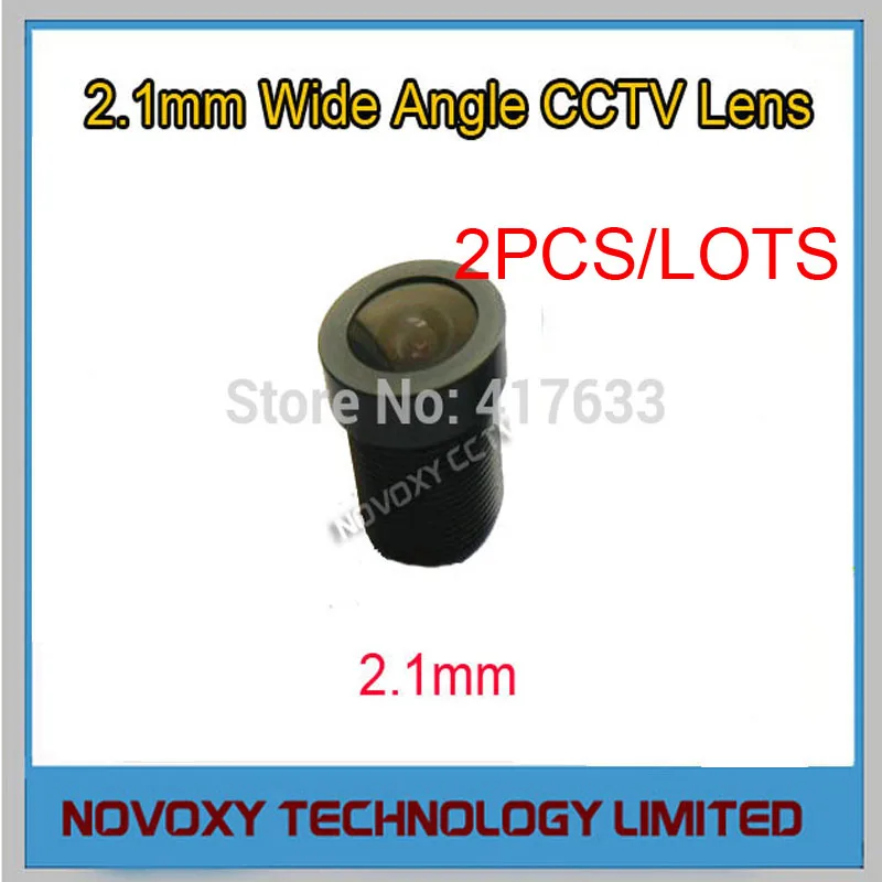 DIY 2x 2.1mm 150 Degrees Wide Angle View CCTV Lens Fixed Board Lens M12 ...
