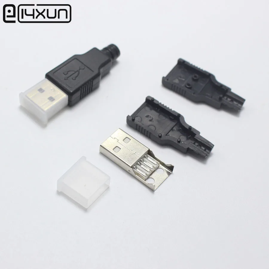 10sets-DIY-USB-2-0-A-Type-Male-Assembly-Adapter-Connector-Plug-Socket ...
