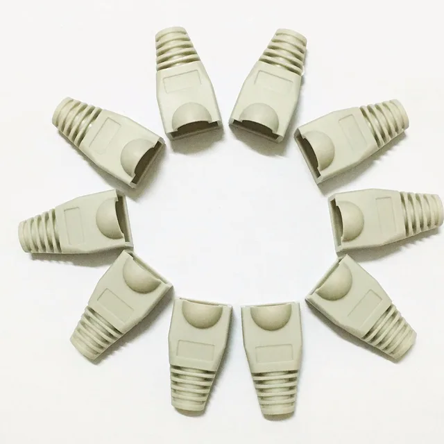 10pcs RJ45 Cap Connector CAT5E CAT6 RJ45 Plug Ethernet Network Cable ...