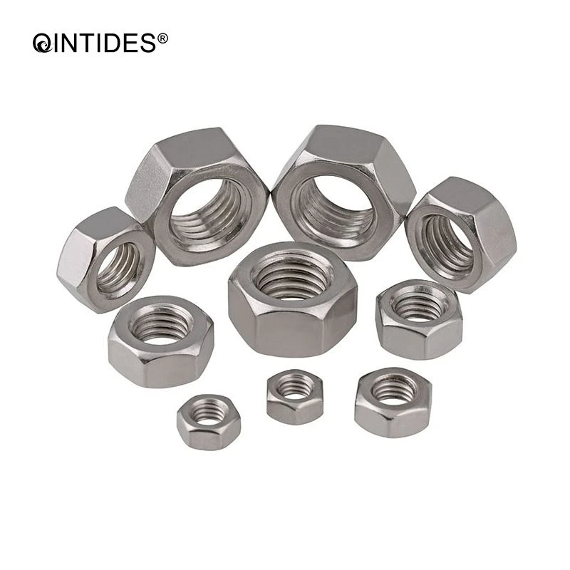 QINTIDES M1 M10 Hexagon Nuts With Metric Screw Threads 304 Stainless ...