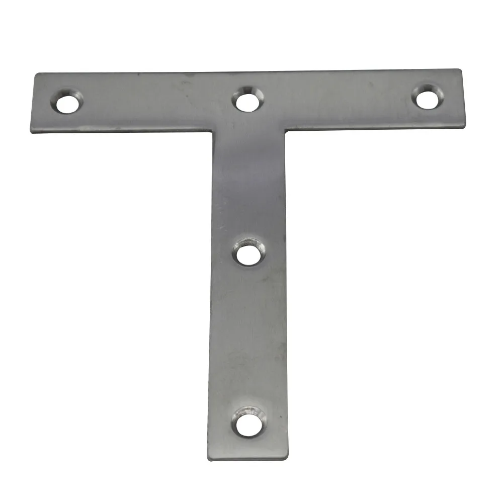 Stainless Steel 120x20x120mm Corner Bracket 2mm Thickness 6mm Hole Dia ...