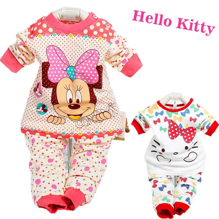 Cotton HELLO KITTY Baby Clothing Set Toddler Christmas Gift Newborn ...