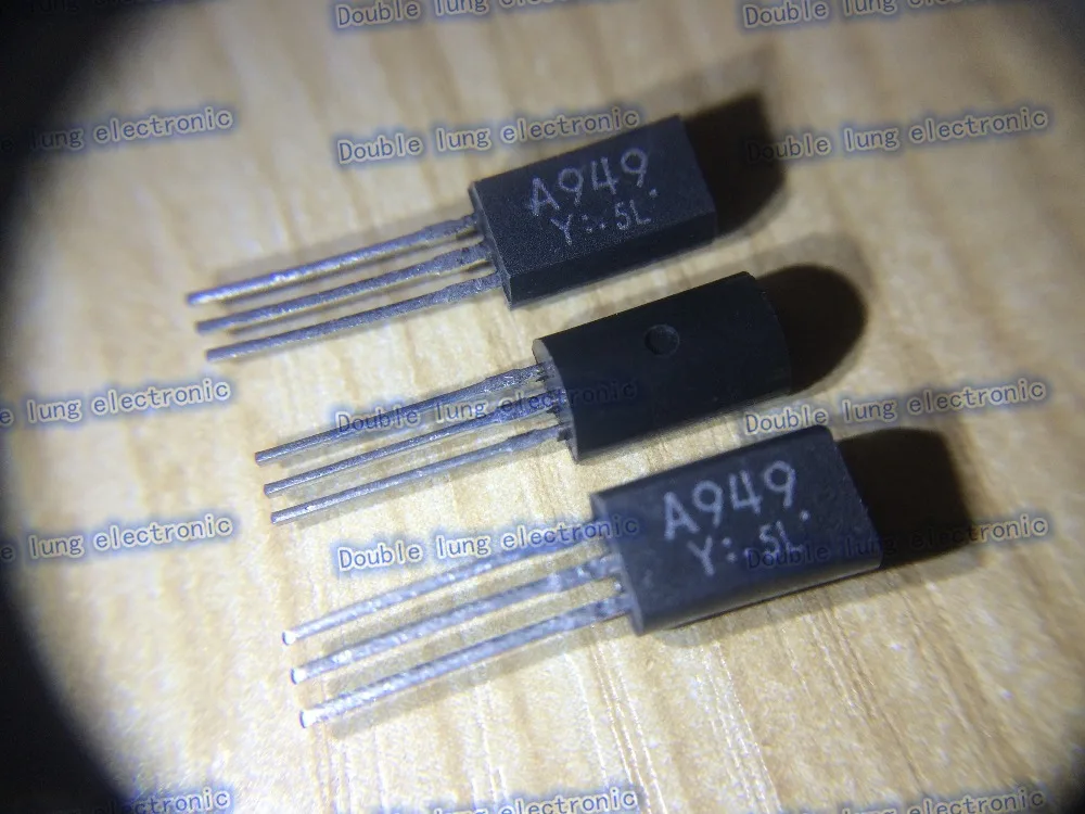 100 unids/lote 2SA949 Y 2SA949 A949 Y A949 TO92L Controlador etapa ...