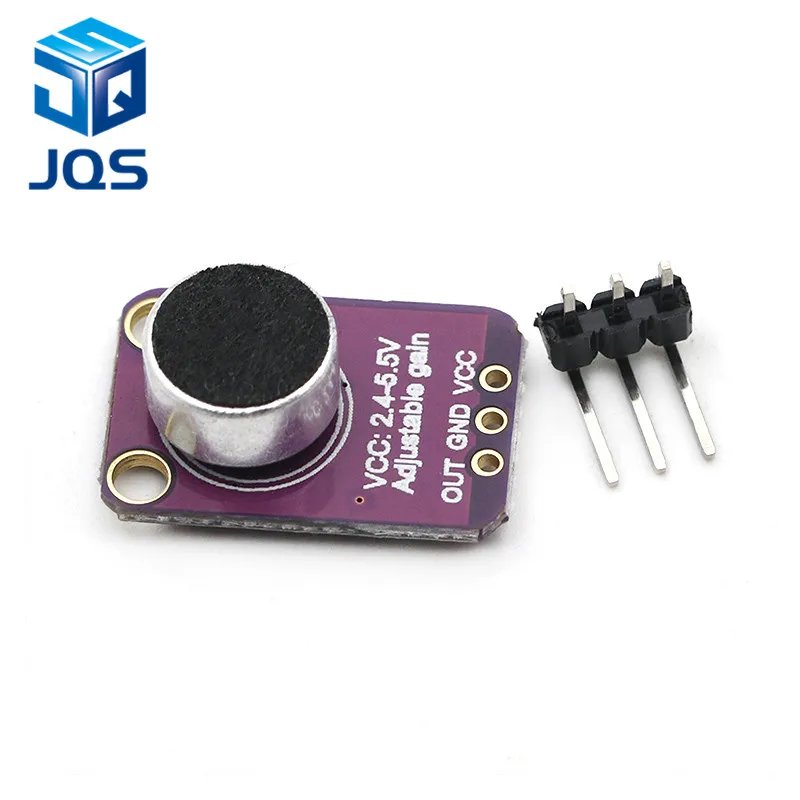 GY-MAX4466 Electret Microphone Amplifier Module MAX4466 Adjustable Gain ...