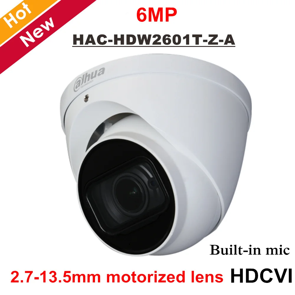 Dahua 6mp WDR HDCVI Camera Built in MIC 2.7 13.5mm Motorized Lens IR ...