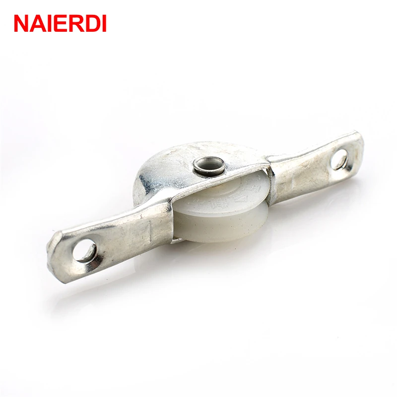 2PCS NAIERDI Sliding Door Roller Wardrobe Copper Runners Window Caster ...