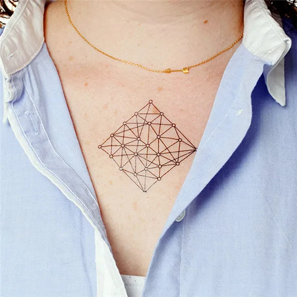 Square Temporary Tattoos