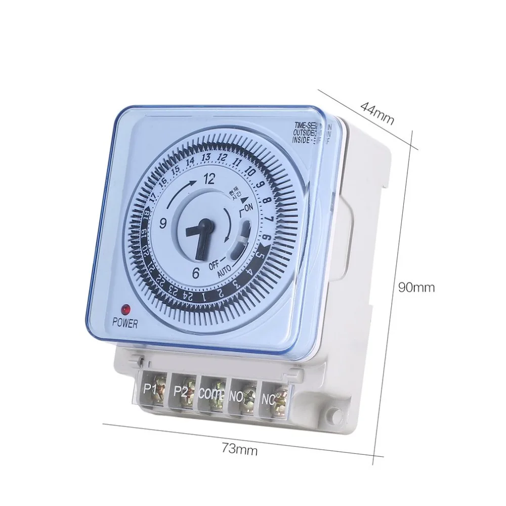 Mechanical Timer 230V Time Counter Reminder 15min 24h Kitchen Countdown ...