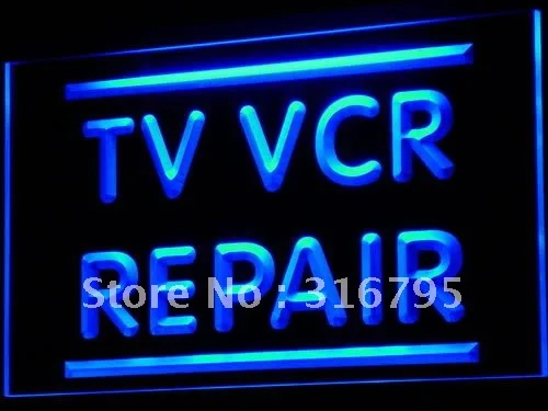 i611 TV VCR Repair Television Reorder NEW Light Signs On/Off Switch 20 ...