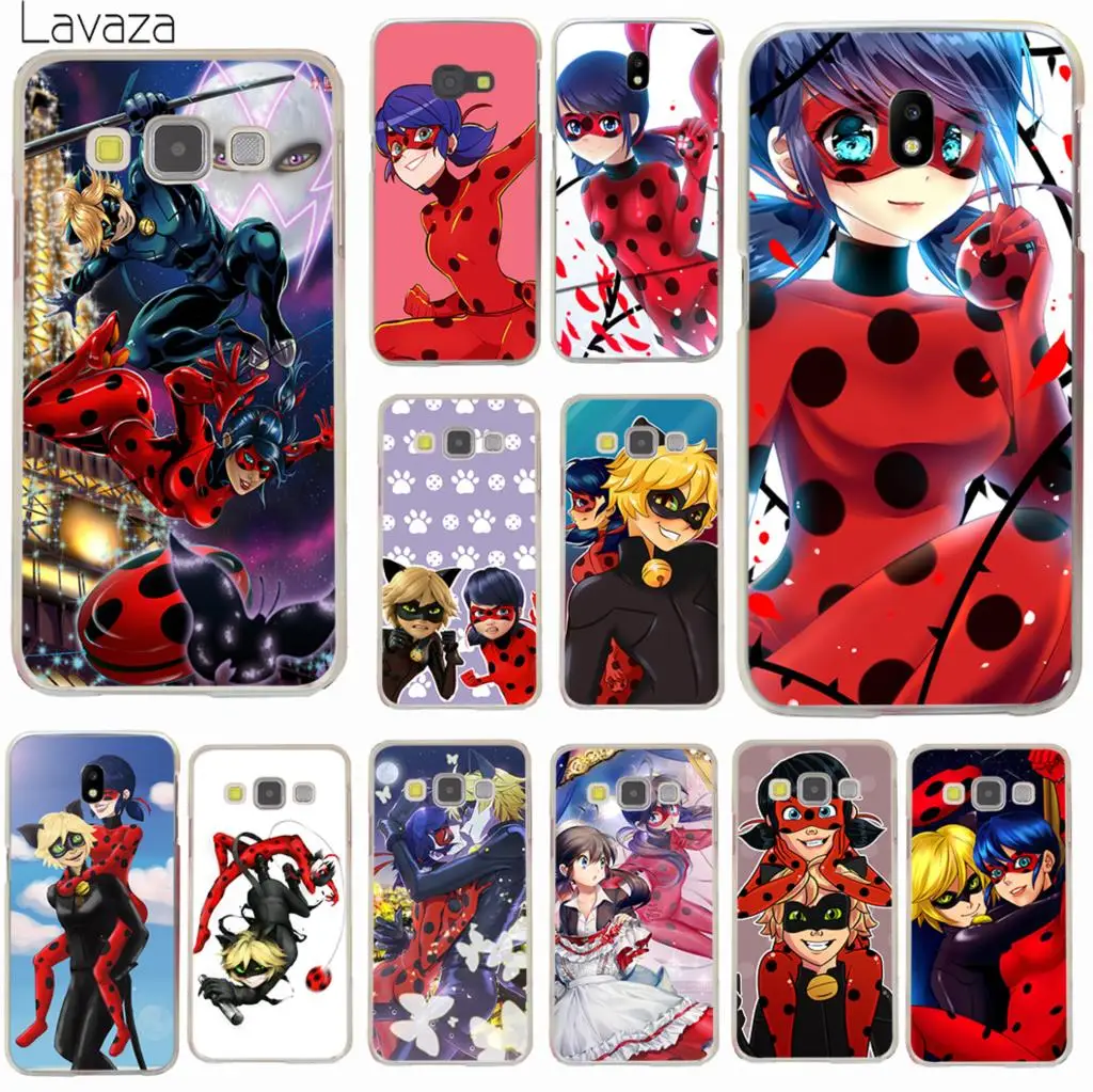 Lavaza Miraculous Ladybug and Chat Noir Phone Case for Samsung Galaxy ...