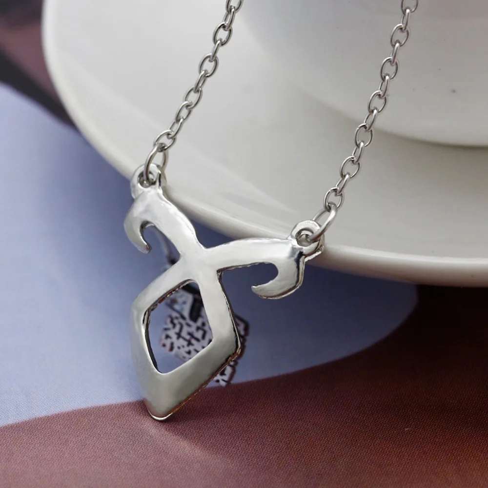 The-Mortal-Instruments-City-of-Bones-Necklace-Angelic-Power-Rune-Silver ...