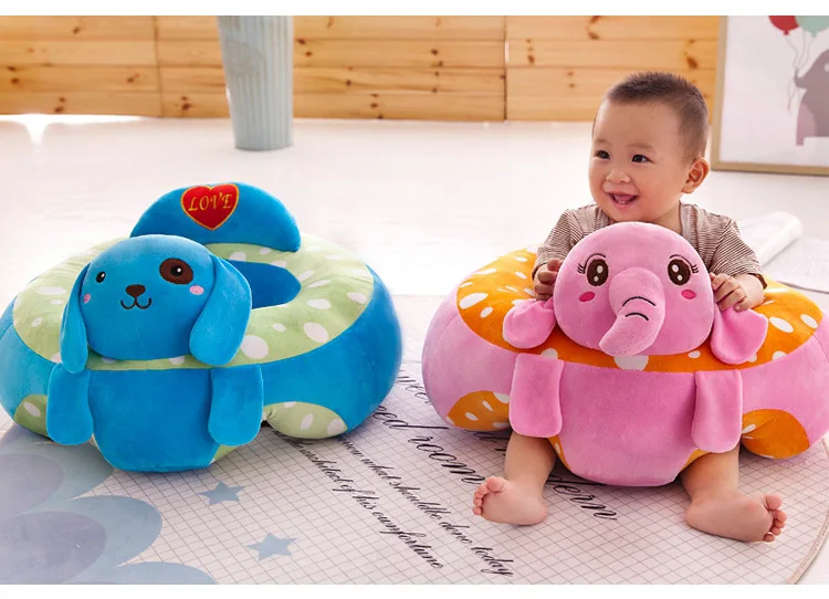 Cartoon Animal Baby Support Seat Sofa Baby Learning To Sit Chair ...