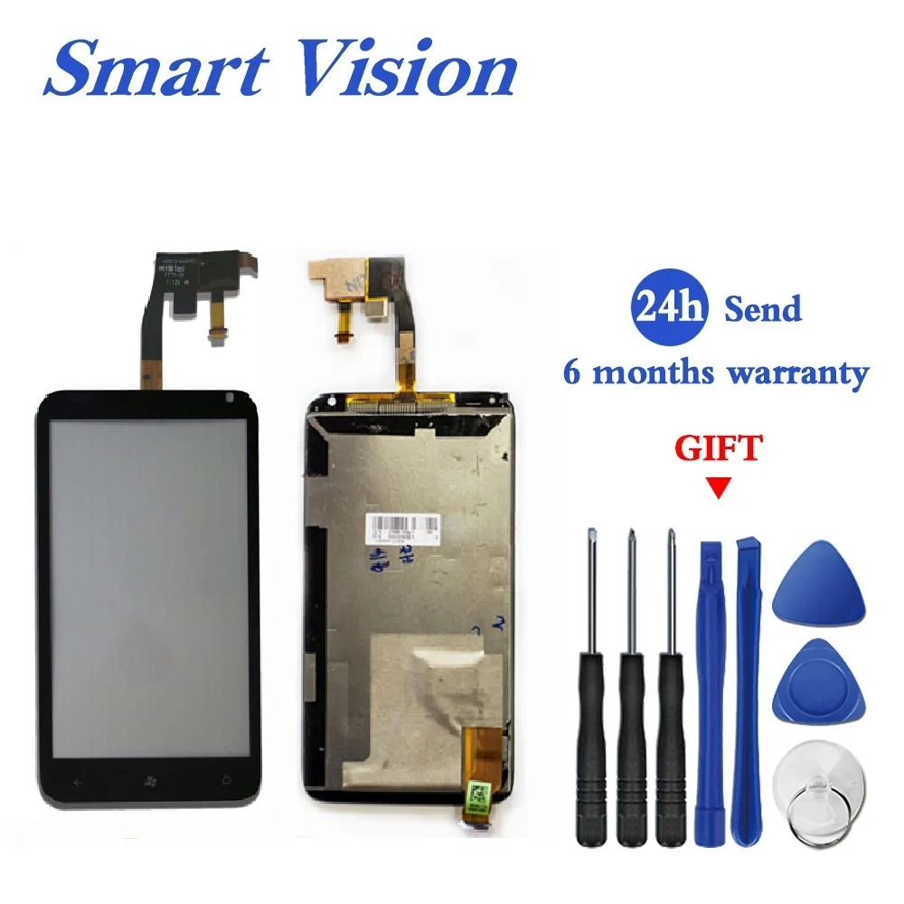 Digitalizador de pantalla táctil para HTC Radar 4G, cristal con Sensor + pantalla LCD, montaje ...