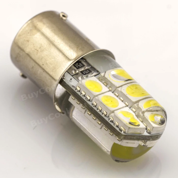 1PCS BA15S 1156 LED White Lights 12x5050 SMD Silica gel DC 12V Car Rear ...