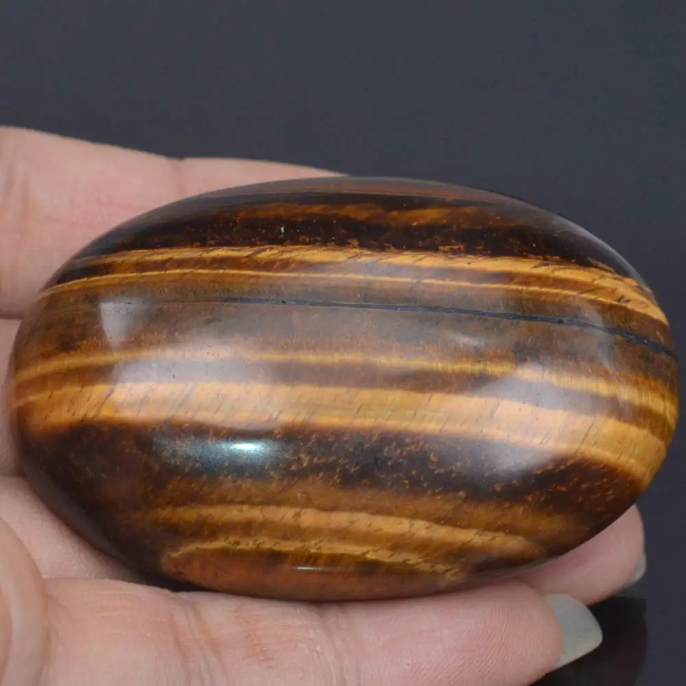 2.36 Inch Natural Yellow Tiger Eye Crystal Reiki Healing Quartz Chakra ...